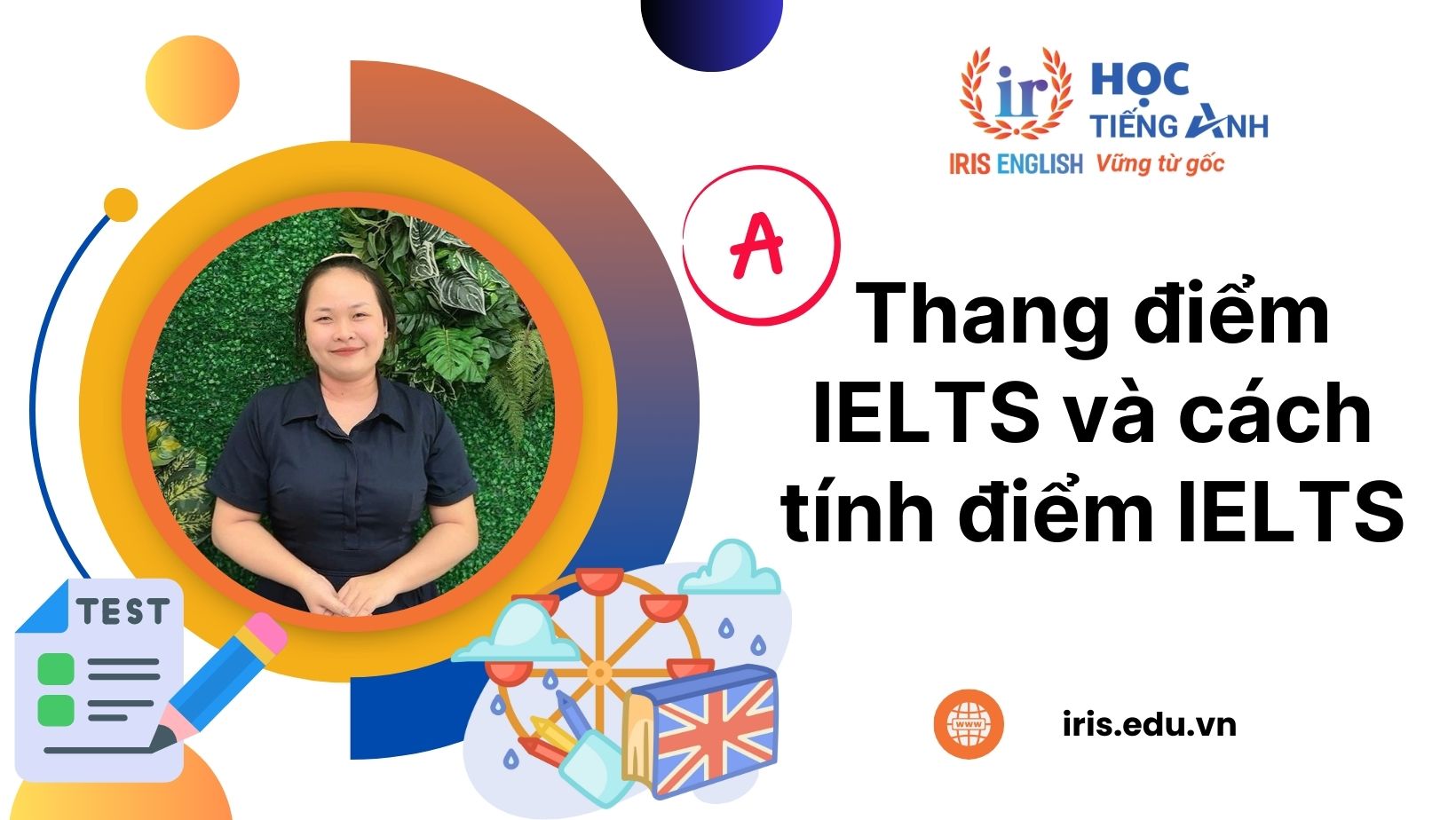 Thang điểm IELTS, cách tính điểm IELTS chuẩn, mới nhất 2025